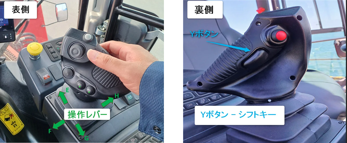 ジョイスティック操作方法 - 株式会社EFインターナショナル - 国際コンテナ事業